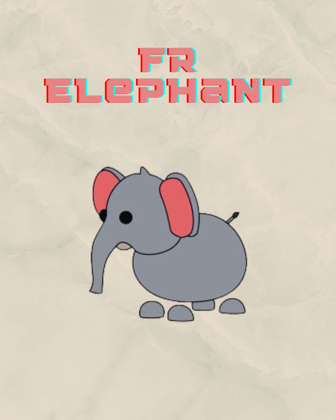 Fly Ride FR Elephant Adopt Me Pets - Etsy