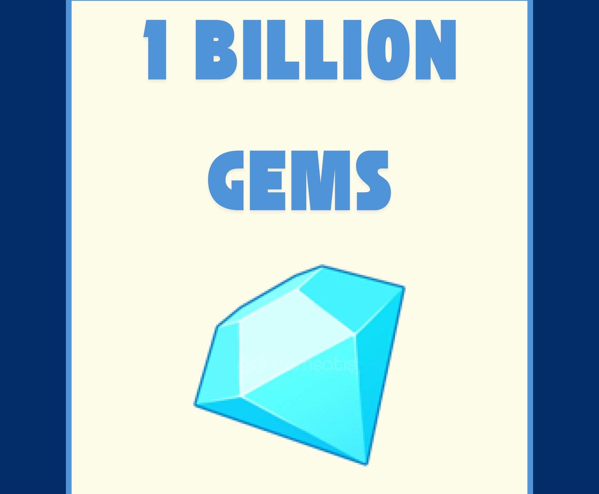 1 BILLION GEMS | Pet Simulator 99 - Etsy