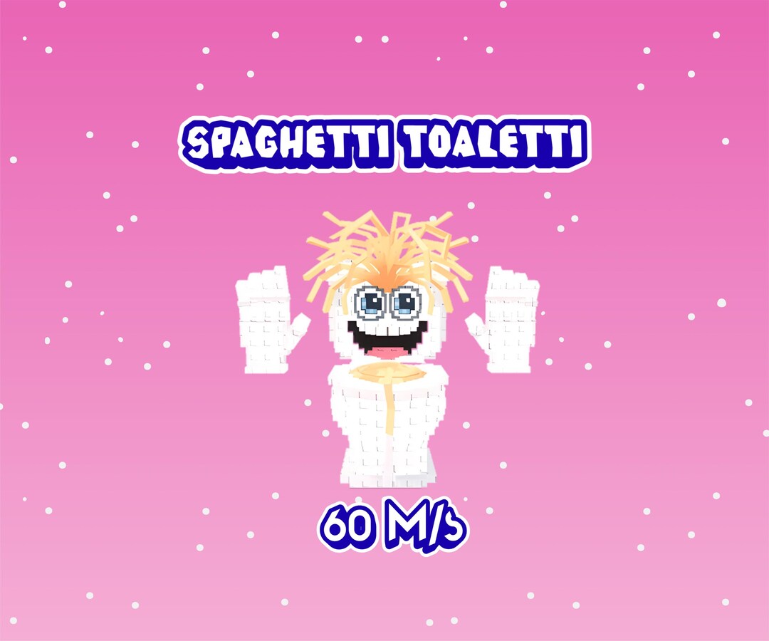 Spaghetti Tualetti 60m/s Secret | Cheap & Fast Delivery | Steal a ...