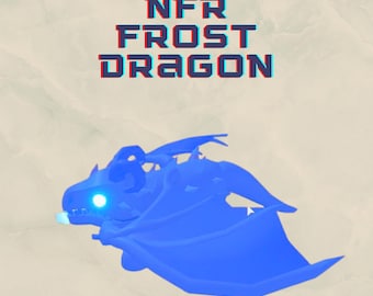 Neon Fly Ride NFR Frost Dragon Adopt Me Pets - Etsy