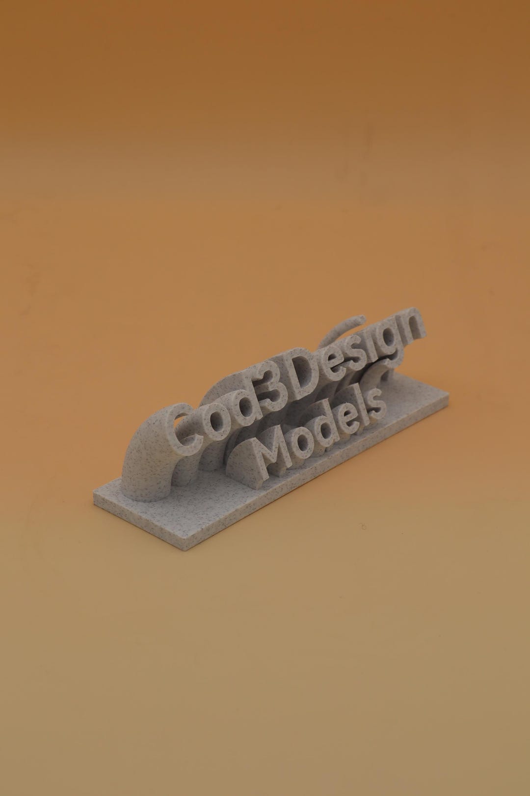 Single Color Name Plate With Two Lines - Etsy