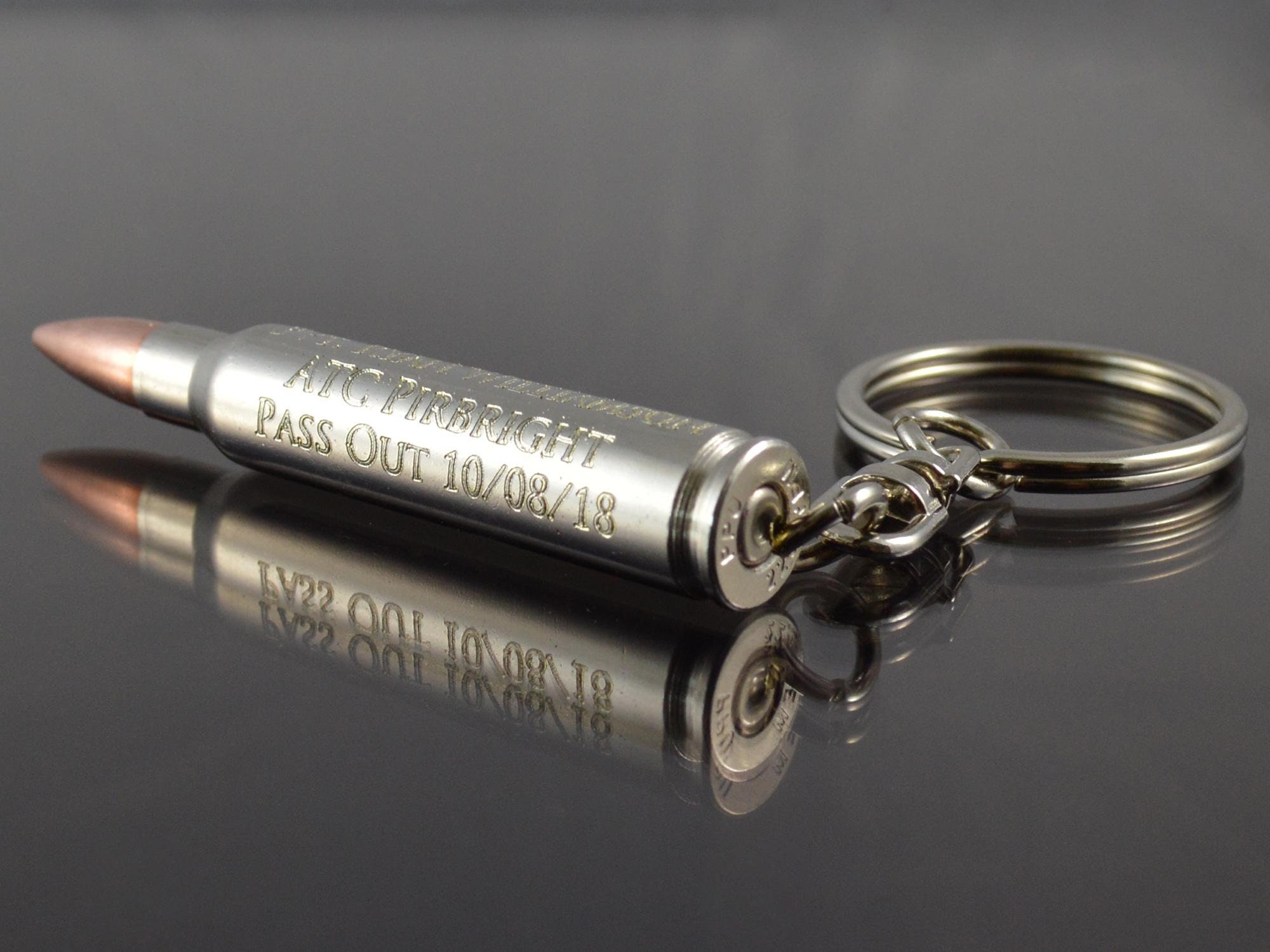 Bullet Keychain .223 / 5.56mm - Personalized and Engraved With Your ...