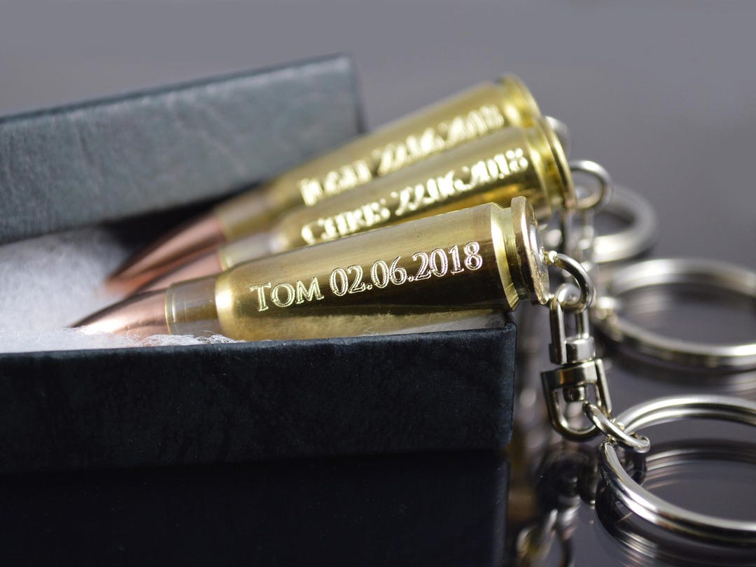 Bullet Keychain 7.62x39mm - Personalized and Engraved With Your Text ...