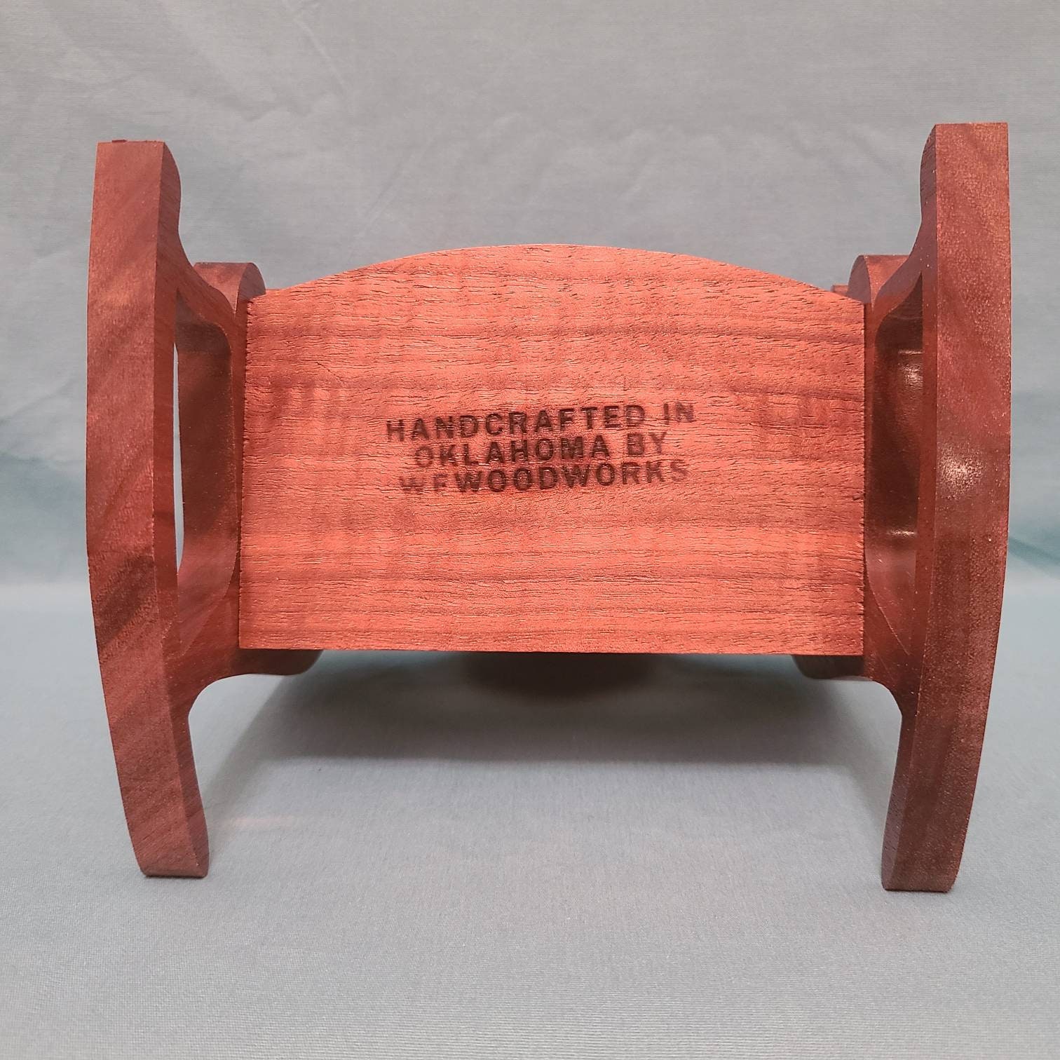 Rocking Chair Clock Cut From Walnut With a Scroll Saw - Etsy