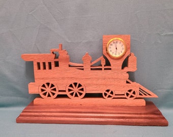 Train Desk Clock - Etsy