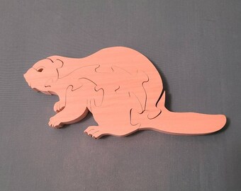 Beaver Puzzle - Etsy