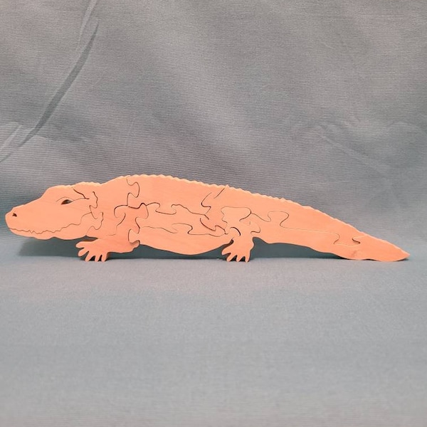 Wooden Alligator - Etsy