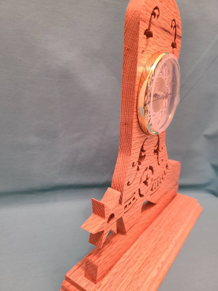 Cowboy Decor, Scroll Saw Cowboy Boot Clock Hand Crafted From Oak - Etsy