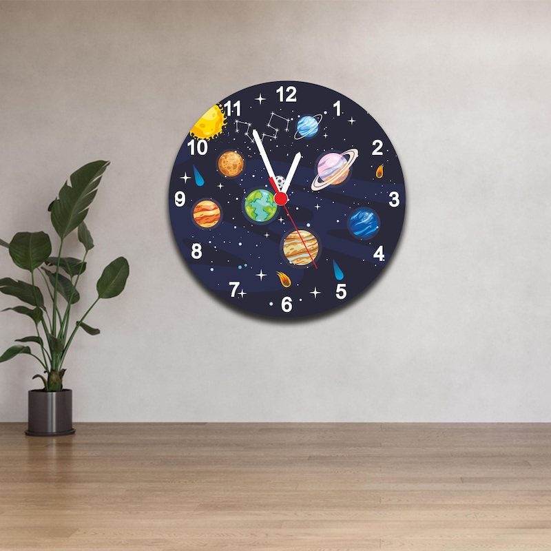 Planet Clock - Etsy