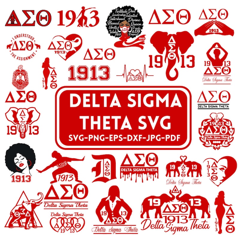 Delta Sigma Theta Svg- Png Bundle,delta Sigma Theta Sign,delta Sigma ...