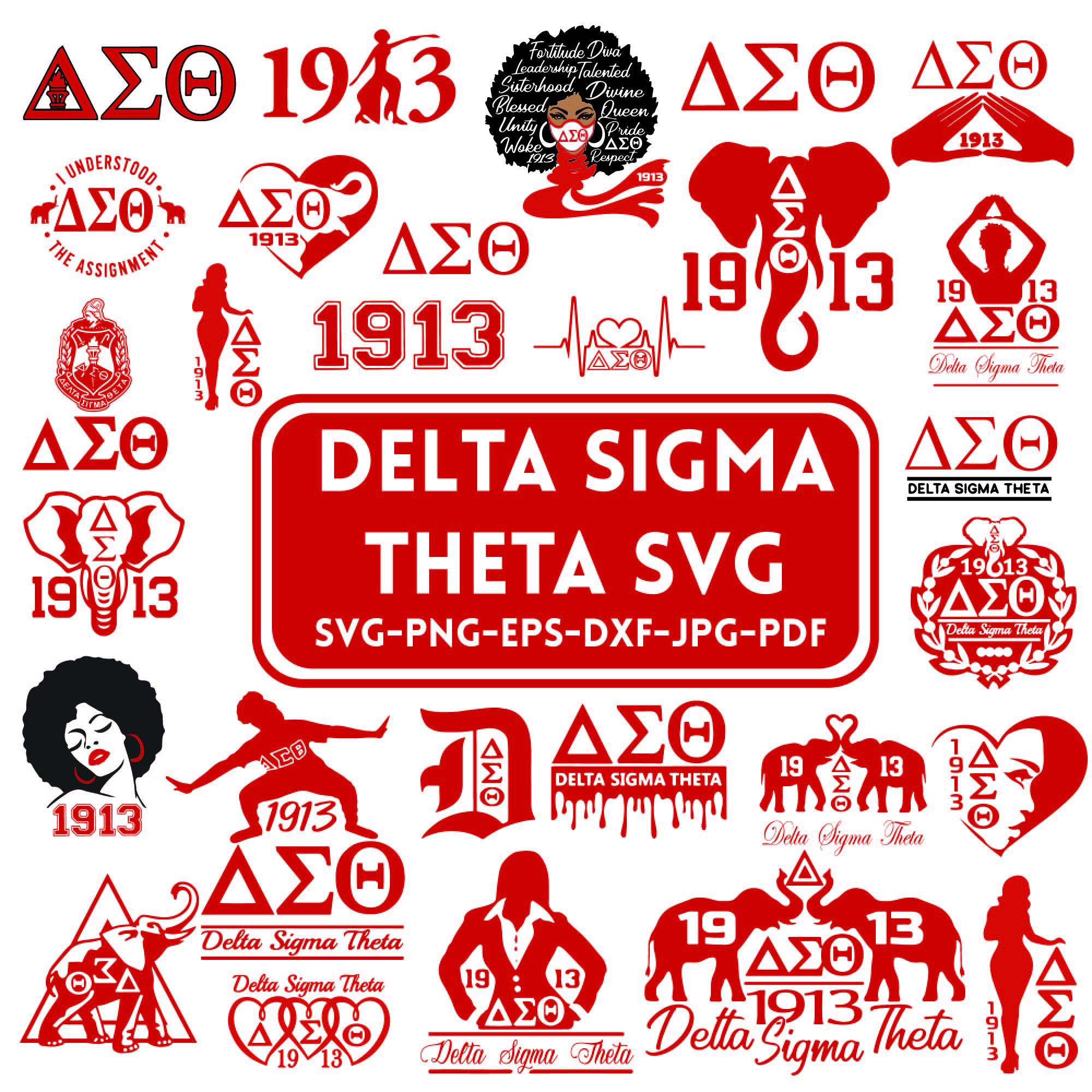 Delta Sigma Theta Svg- Png Bundle,delta Sigma Theta Sign,delta Sigma ...