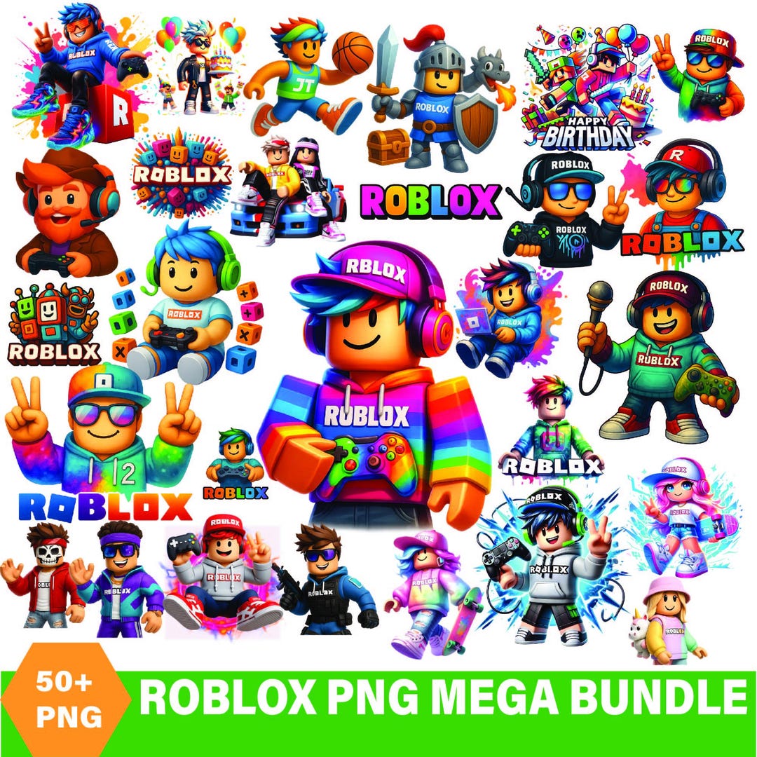 Roblox Png,roblox Png Bundle,robox Gaming,gaming Png Files for Cricut ...