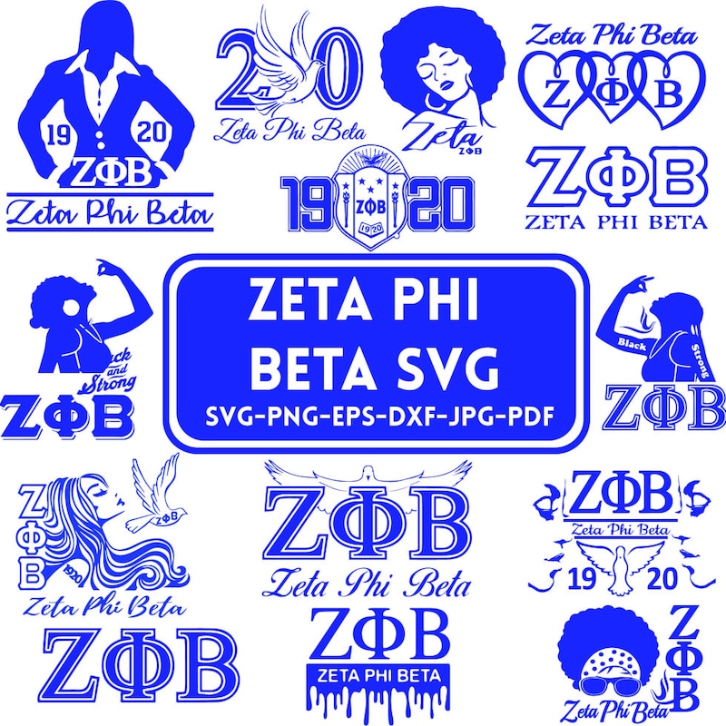 Zeta Svg - Etsy
