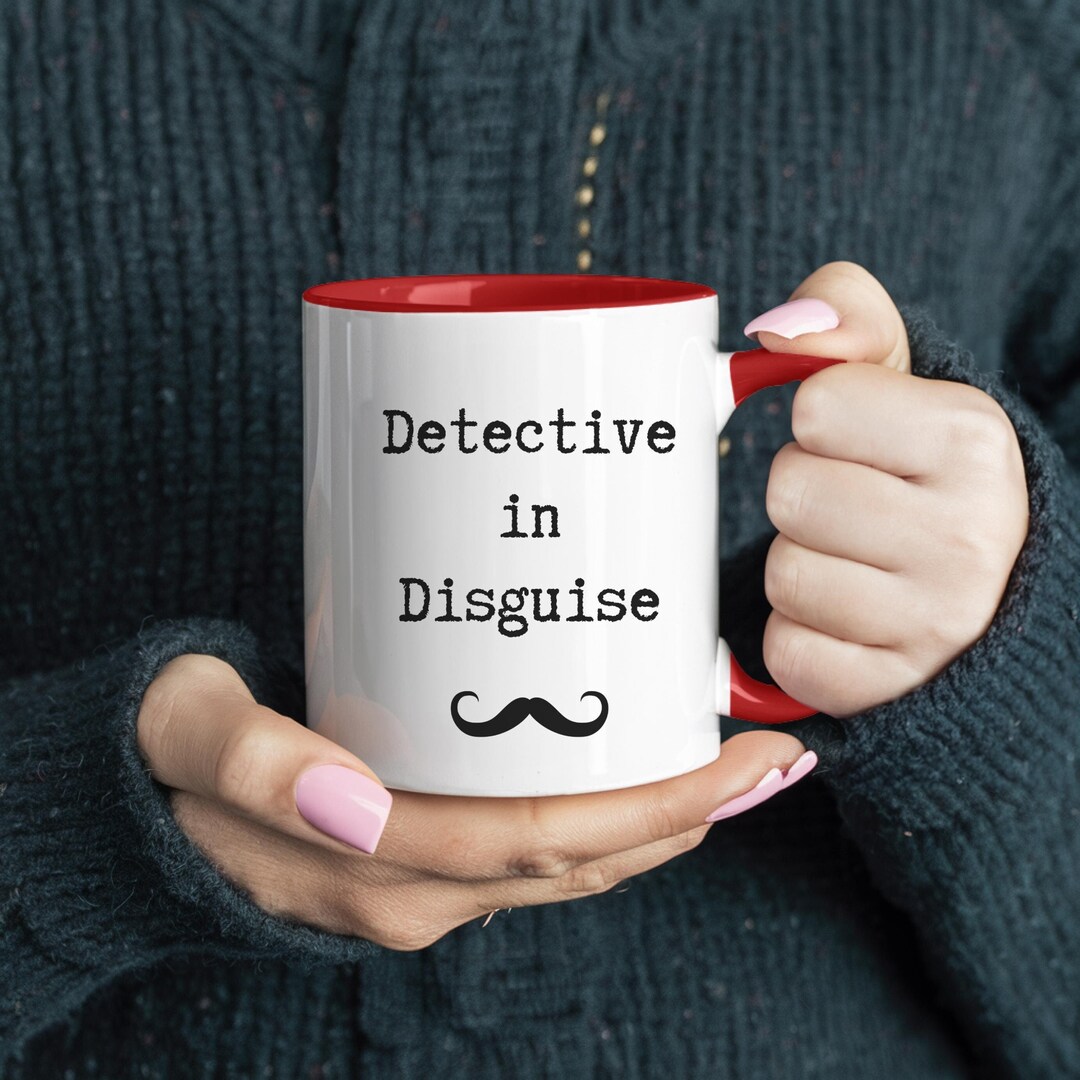 Detective in Disguise Coffee Mug for True Crime Lovers, Mystery and ...