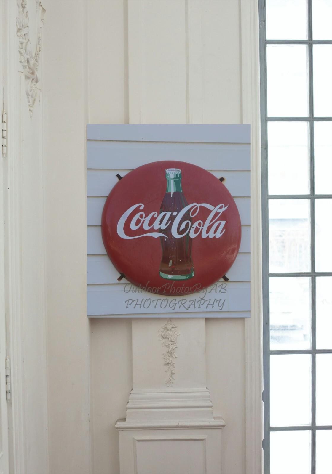 Vintage Coca Cola Button Sign, Outdoorphotosbyab, Instant Download ...