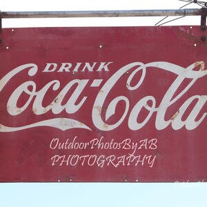 Vintage Coca Cola Sign, Coke Sign, Outdoorphotosbyab, Instant Download ...