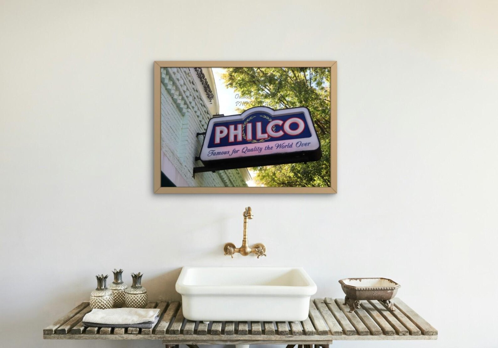 Vintage Philco Sign, Philco Was a Pioneer in Producing Batteries ...