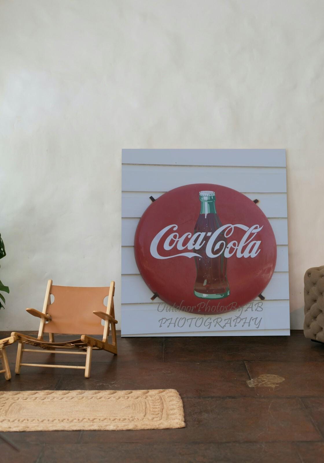 Vintage Coca Cola Button Sign, Outdoorphotosbyab, Instant Download ...