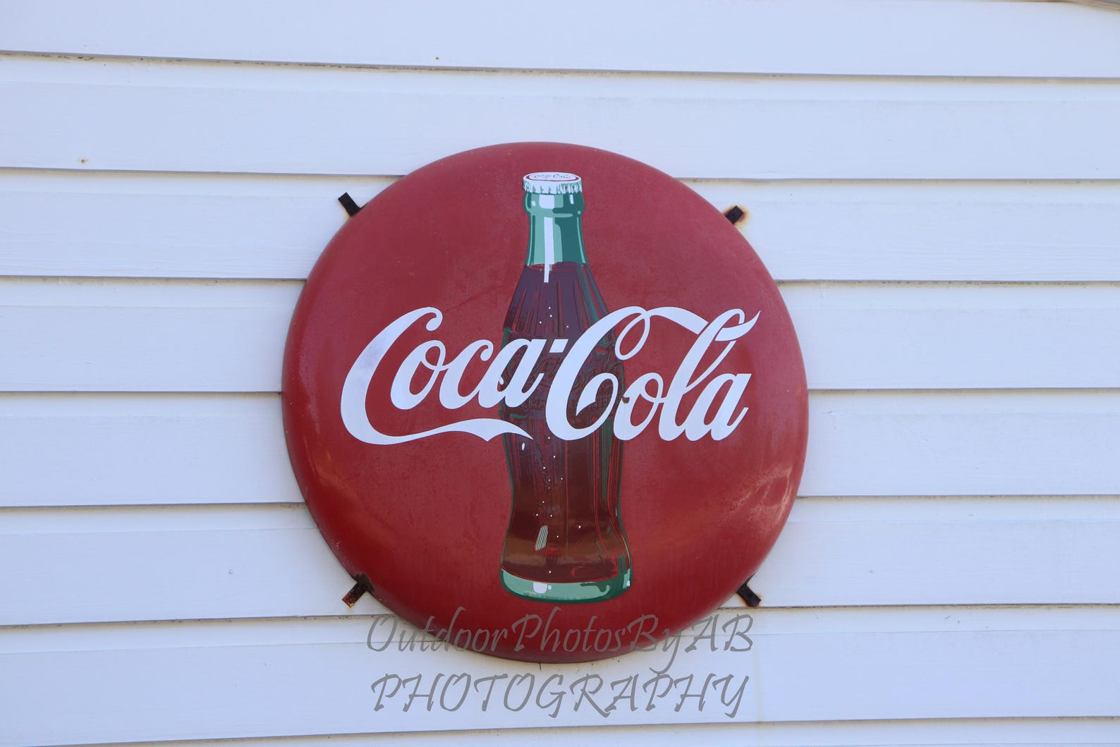 Vintage Coca Cola Button Sign, Outdoorphotosbyab, Instant Download ...