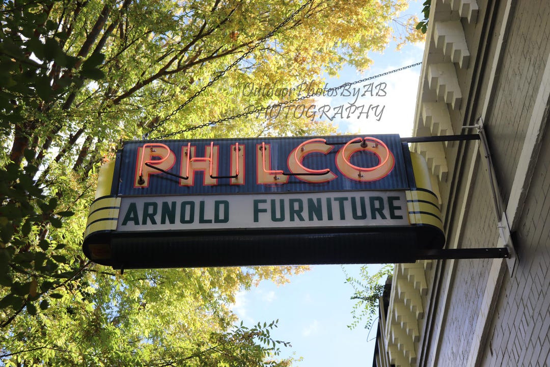 Vintage Philco Neon Sign, Philco Was a Pioneer in Batteries, Radios ...