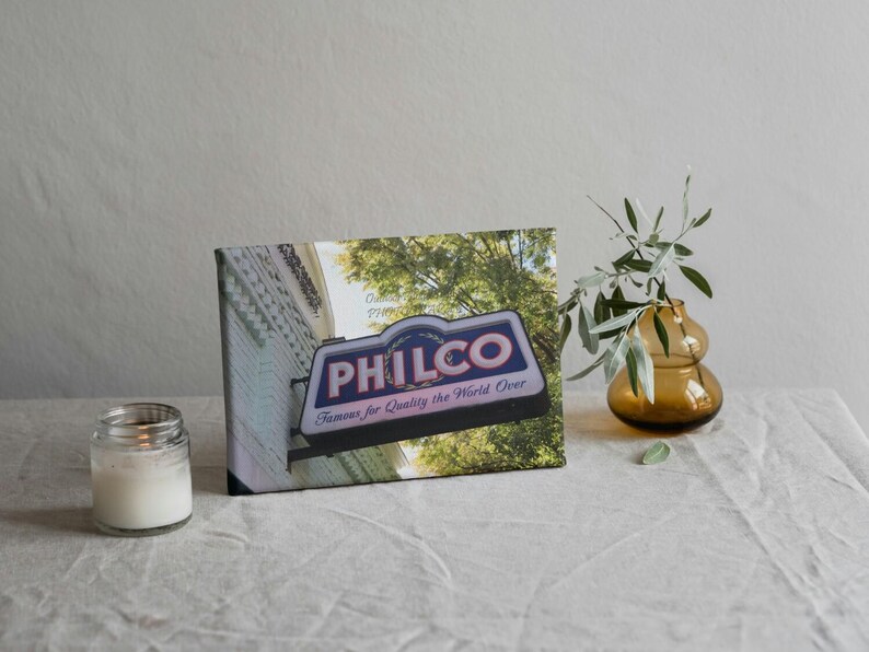 Vintage Philco Sign, Philco Was a Pioneer in Producing Batteries ...