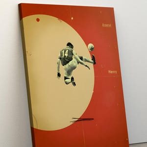 Thierry Henry Canvas Poster, Thierry Henry, Football Player Poster ...