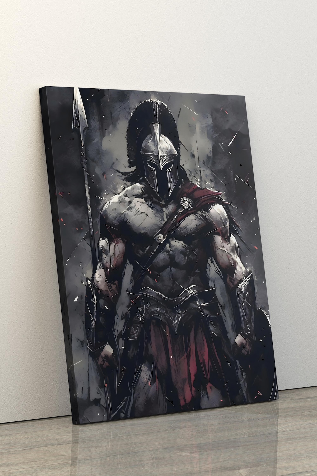 Spartan Soldier, Gladiator Canvas Print, Spartan Soldier Canvas ...
