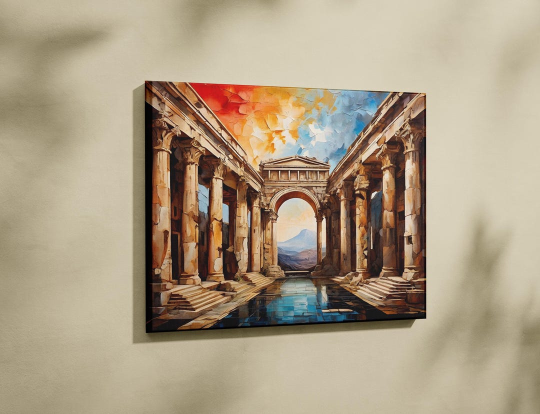 The Consummation of Empire Wall Art Canvas, Ancient Roman Empire Art ...