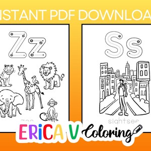 27 Travel Alphabet Coloring Pages - Alphabet Letter Tracing, Coloring ...