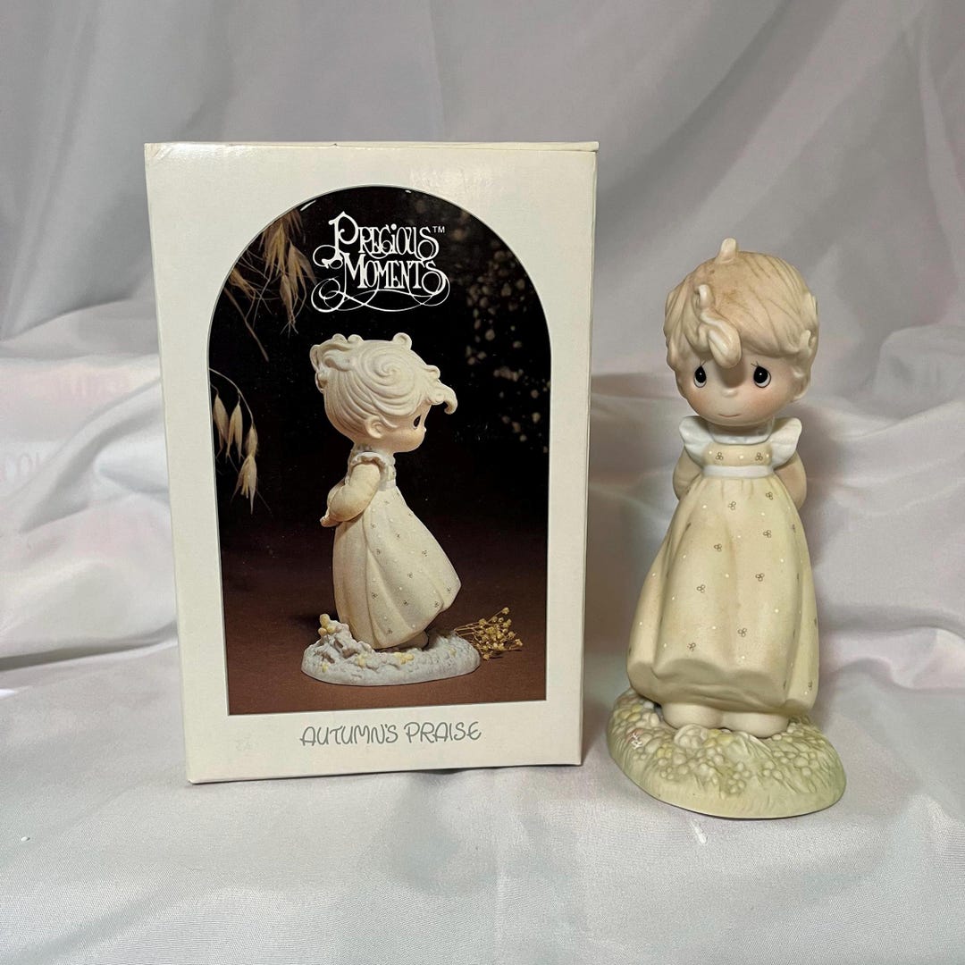 Vintage Precious Moments Limited Edition Collectible Figurine, "autumn ...