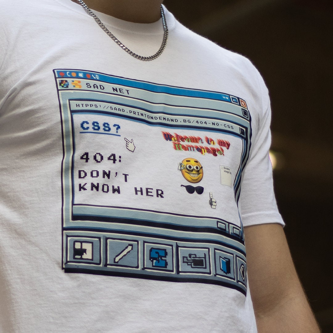 90s Retro Internet Browser T-shirt | Funny CSS & Web Developer Tee ...