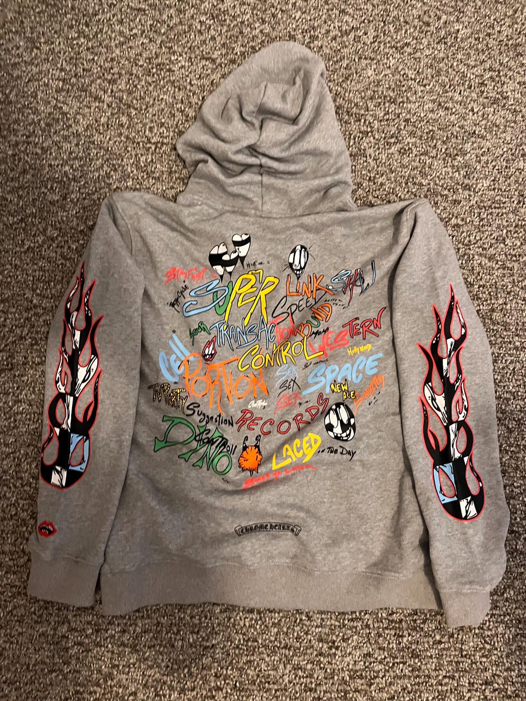 Chrome Hearts Hoodie Grey