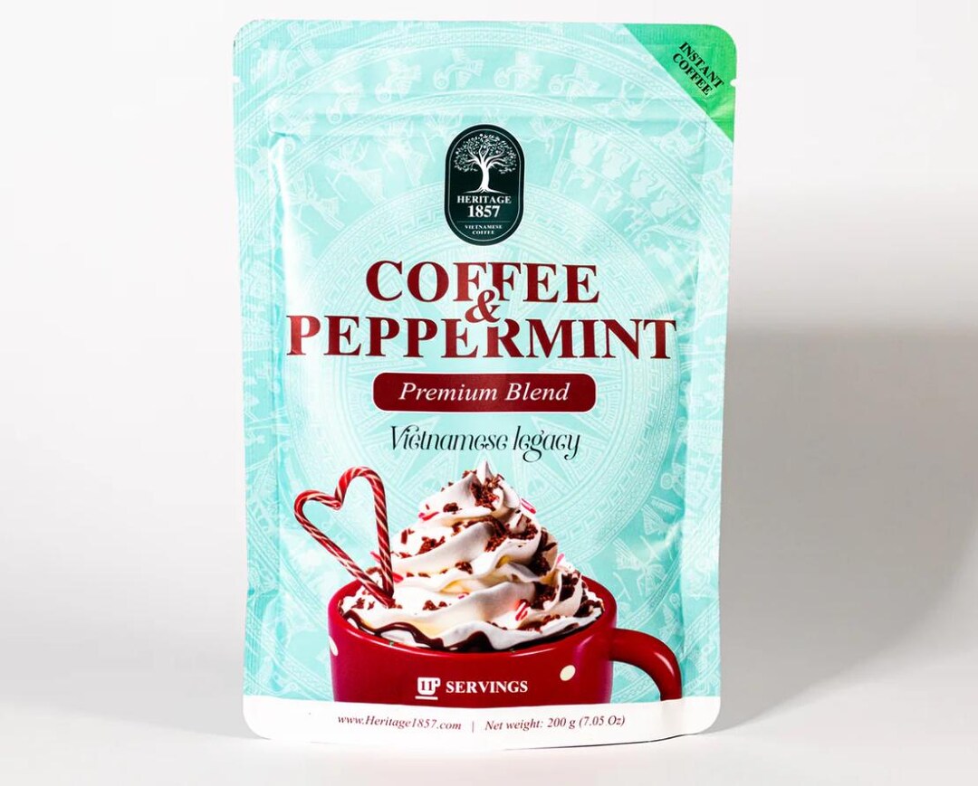 Vietnamese Peppermint Instant Coffee - 200g Bag (scoop & Measure ...