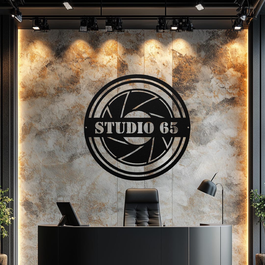 Personalized Lens Metal Wall Art Custom Filmmaker Wall Decor ...