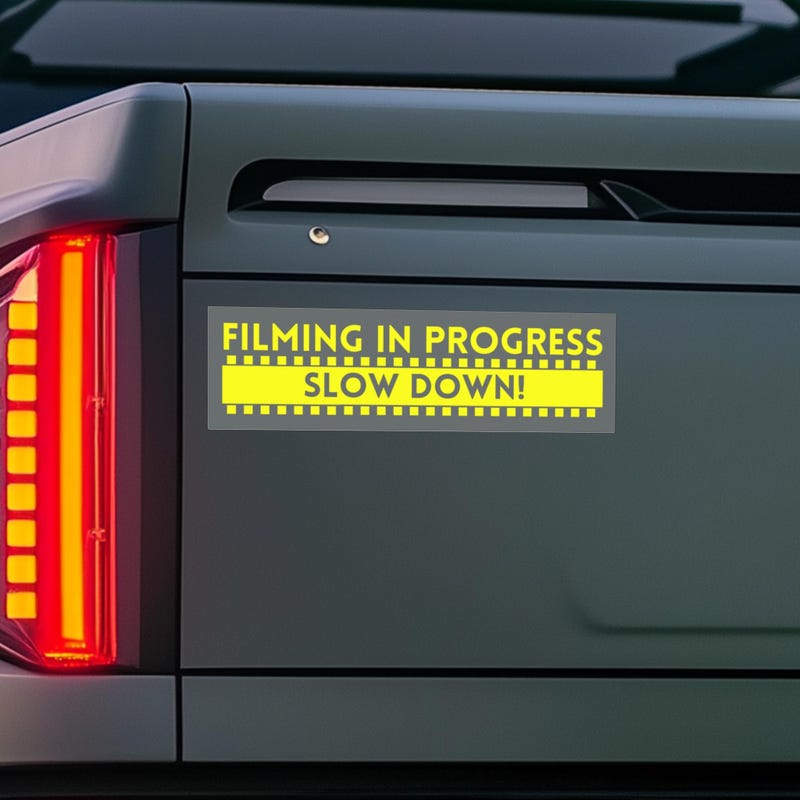 Filming in Progress Sign - Etsy
