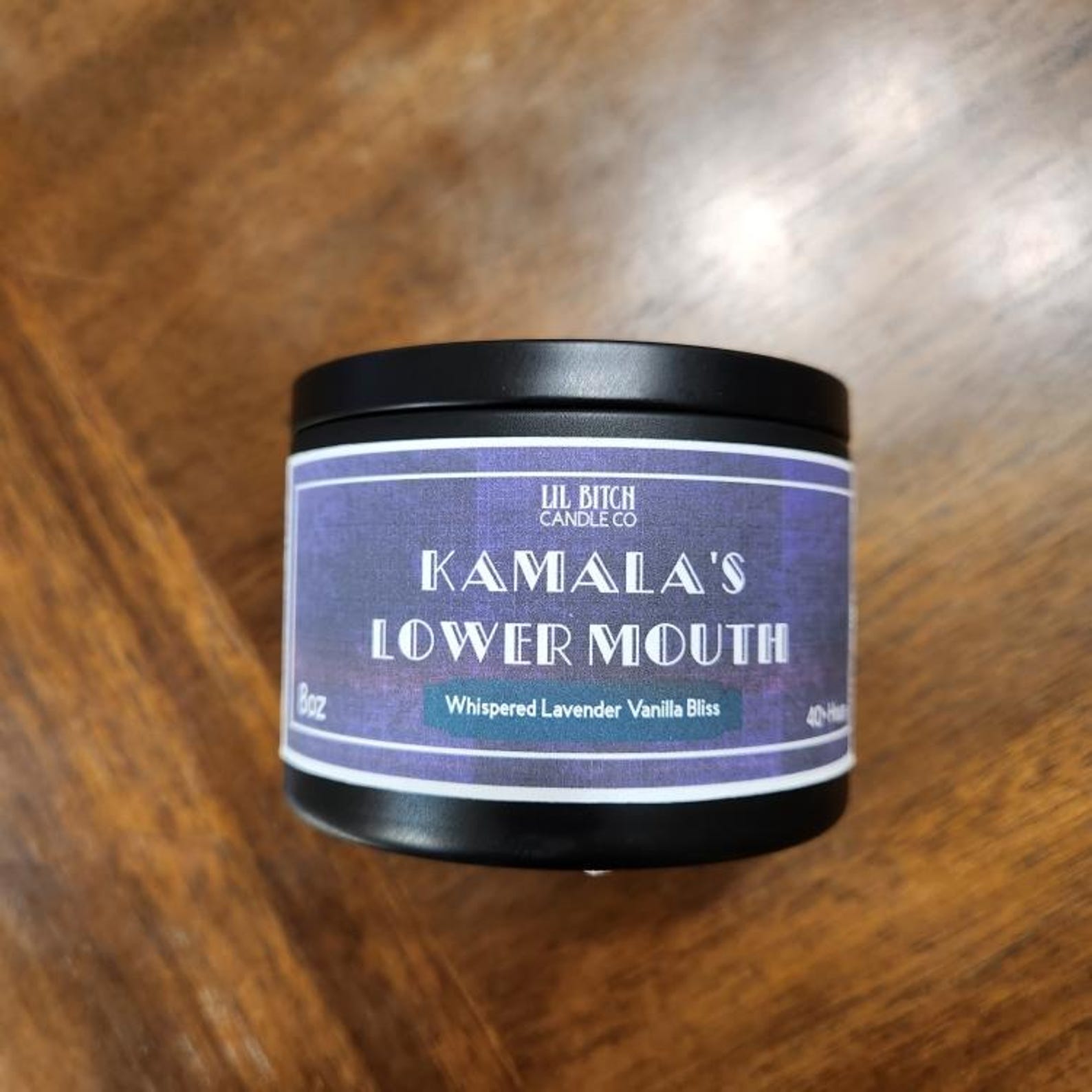 Kamala's Lower Mouth Candle Lavender & Vanilla Scent, Relaxing Handmade ...