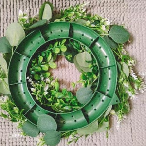 Eucalyptus Wreath Front Door Wreath Green Leaves Wreath Artificial ...