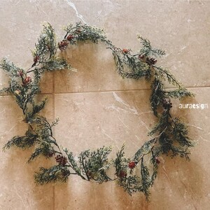 Pine Vine With Pinecones Home Decor Artificial Christmas Wreath 5ft ...