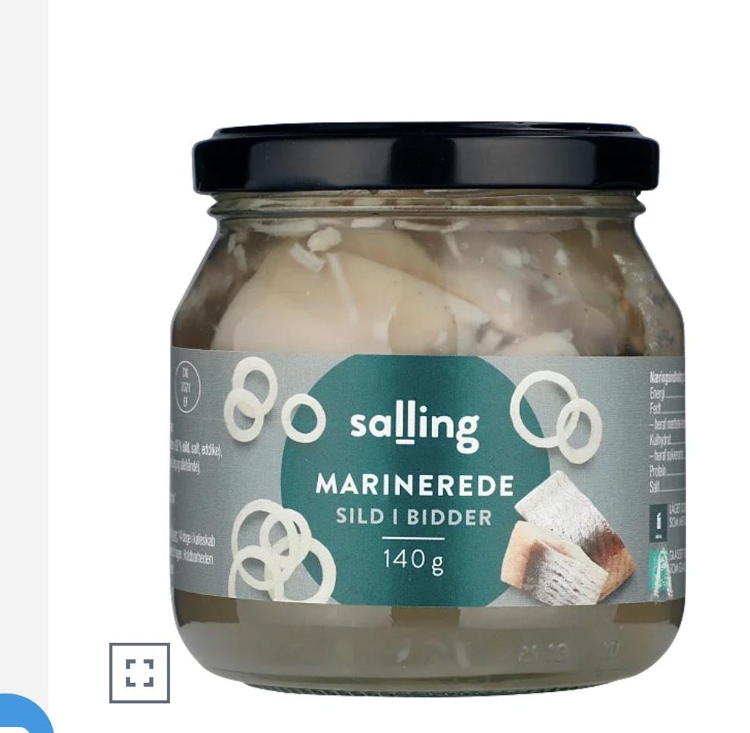 MARINEREDE SILD I BIDDER Salling 140 G - Etsy