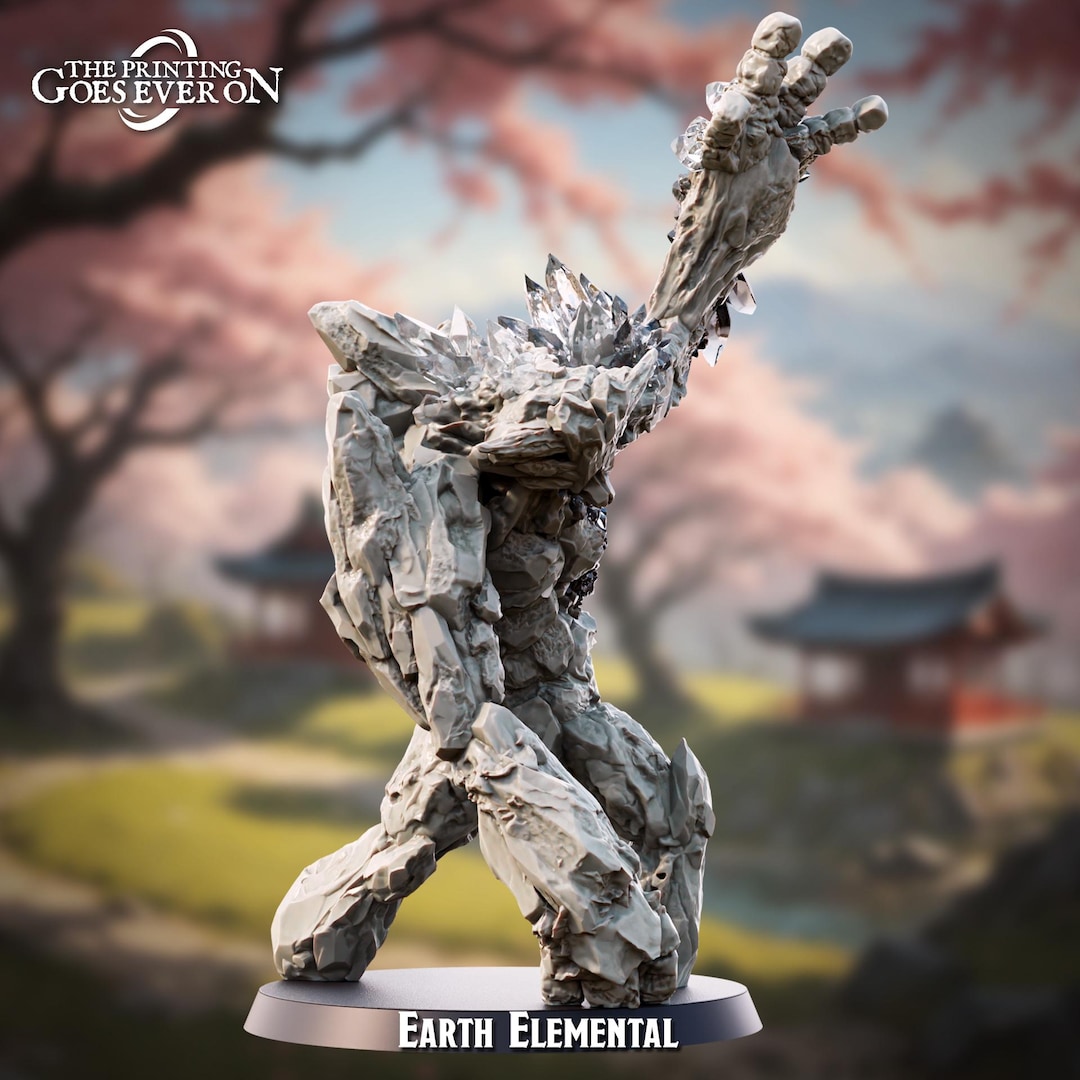 Jade Earth Elemental (slayer Masquerade - the Printing Goes Ever On ...