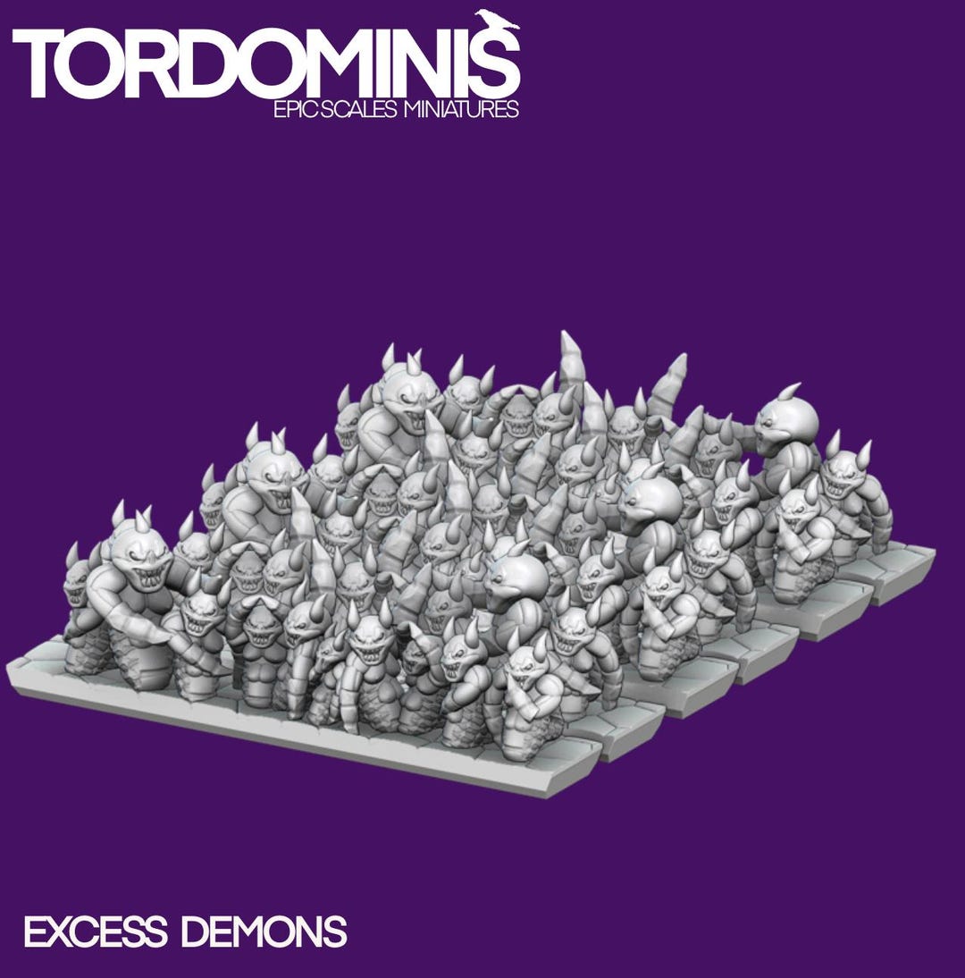 Excess Demon Swarm (tordo Minis) 10mm/15mm/20mm/28mm - Etsy