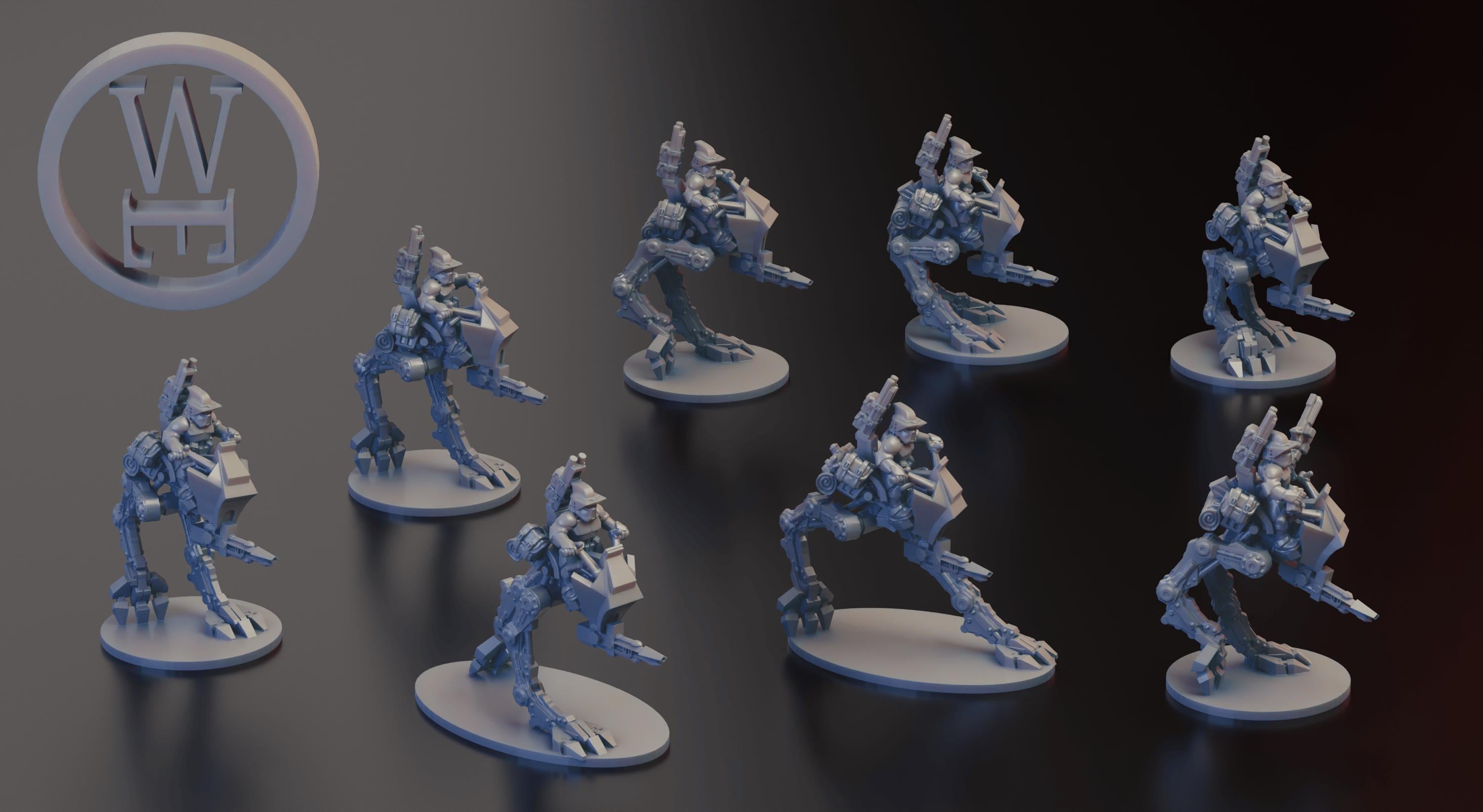Republic Clone Scout Walkers (wake's Emporium) 6mm/8mm/10mm/15mm/20mm ...