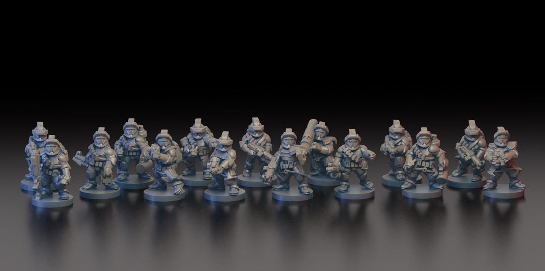 Republic Clone Trooper Specialists (wake's Emporium) 6mm/8mm/10mm/15mm ...
