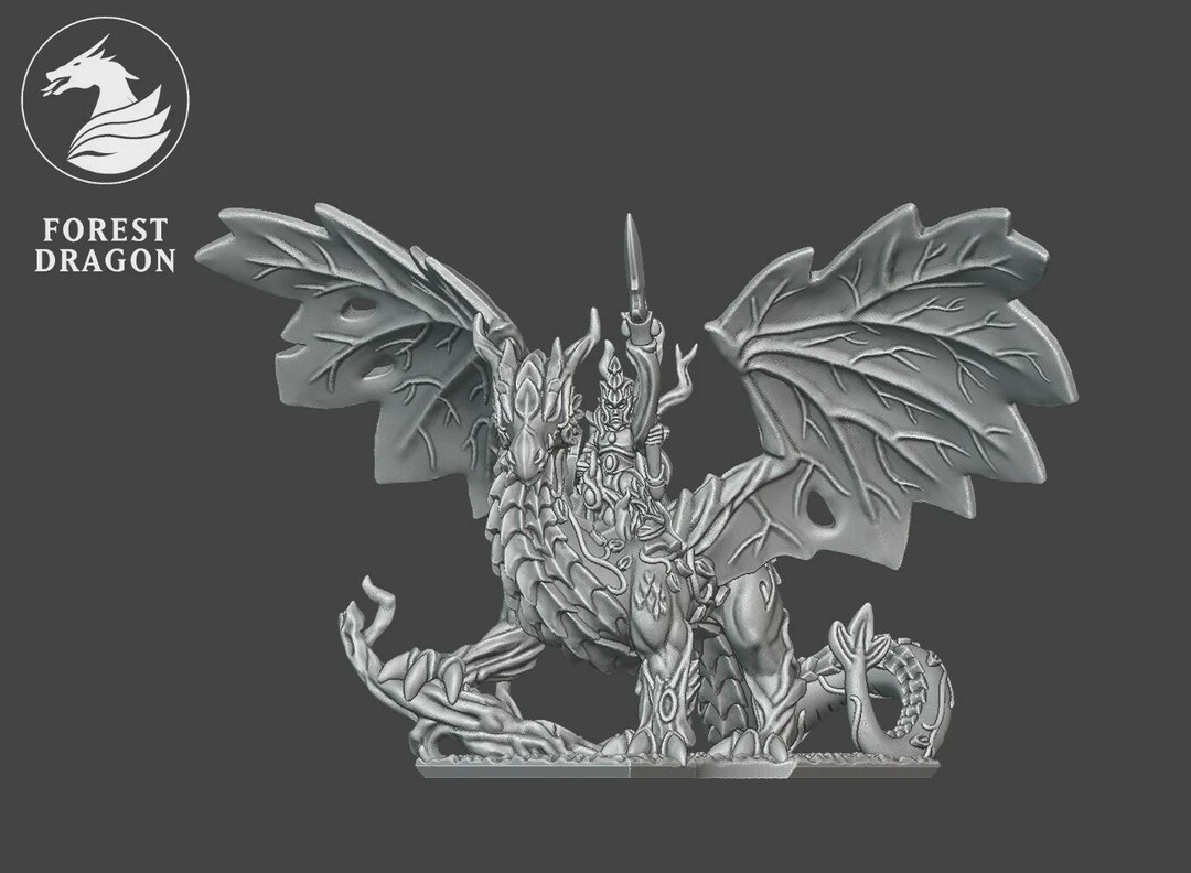 Wyrdwood Stalker Dragon (forest Dragon) 10mm/15mm/20mm/28mm - Etsy