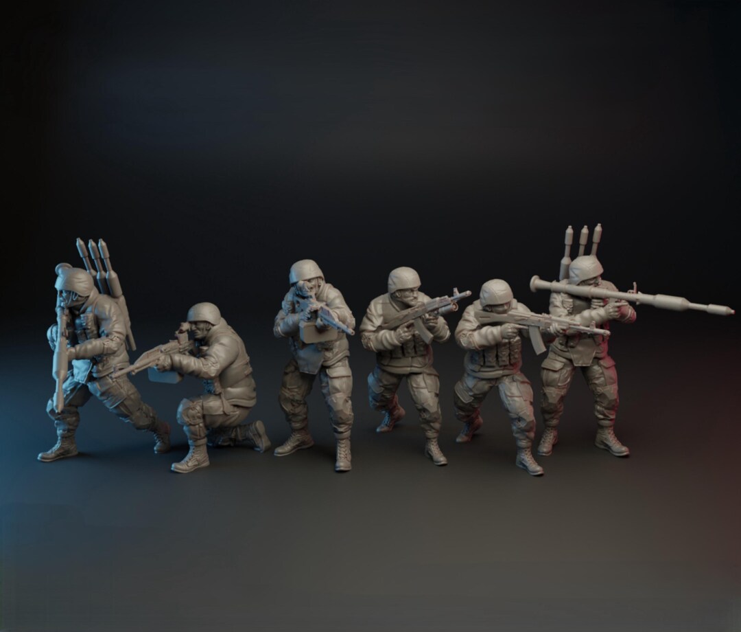 Russian Army Fireteam (turnbase Miniatures) 28mm/32mm/54mm/75mm - Etsy