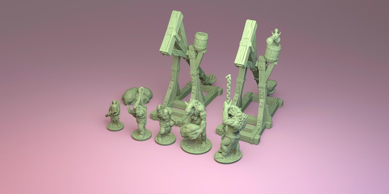 Orc Catapult (green Skin Miniatures) 10mm - Etsy