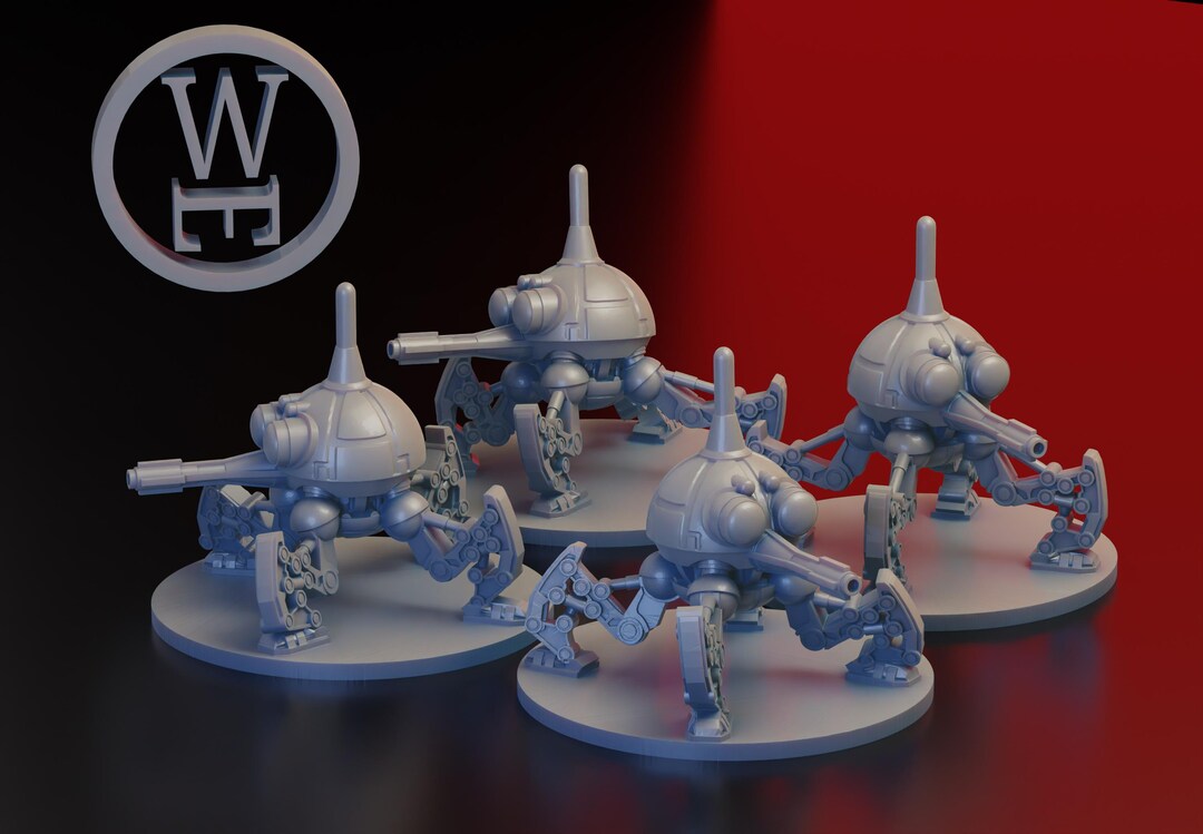 Confederate Spider Droids (wake's Emporium) 6mm/8mm/10mm/15mm/20mm - Etsy