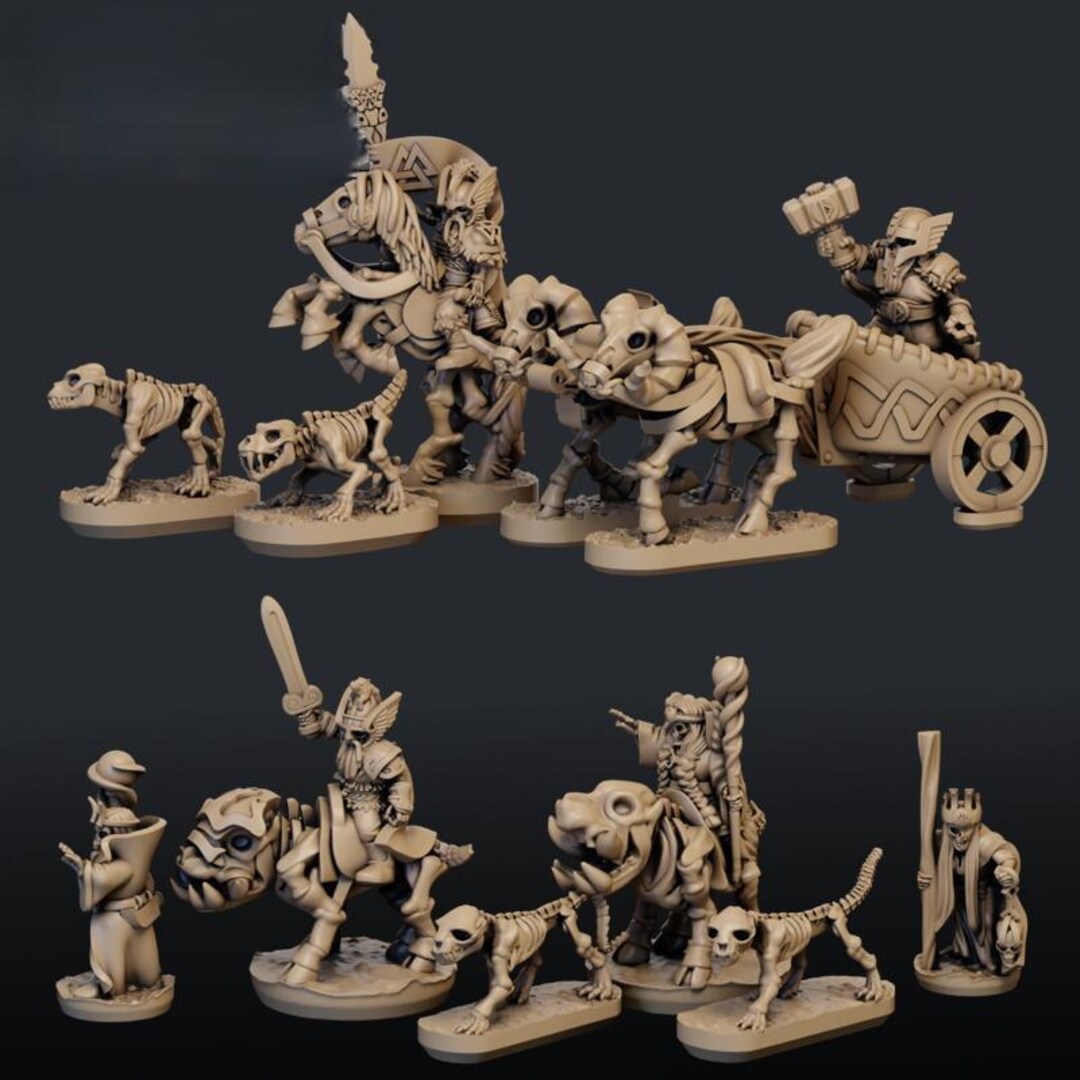 Undead Norse Character Pack 10mm/15mm/20mm - Etsy