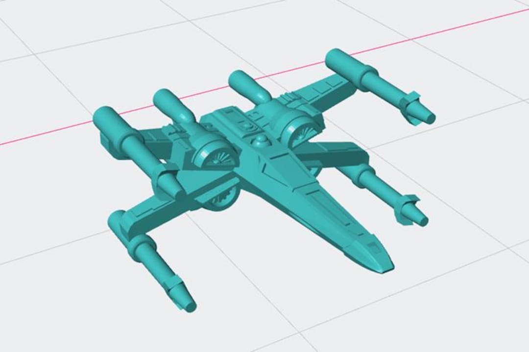 Rebel T-70 X-wing Starfighter (onil Creations) 6mm/8mm/10mm/15mm/20mm ...