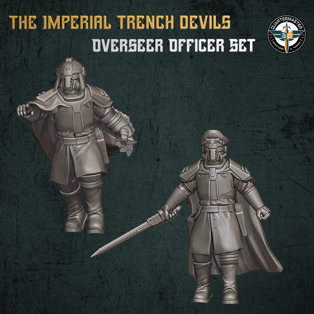 Trench Devils Overseer Officers (quartermaster3d) 28mm/32mm - Etsy